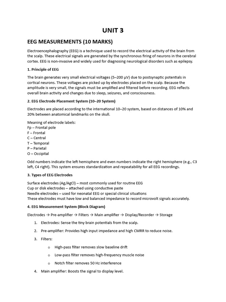 EEG Measurement and Recording Systems | PDF | Electroencephalography ...