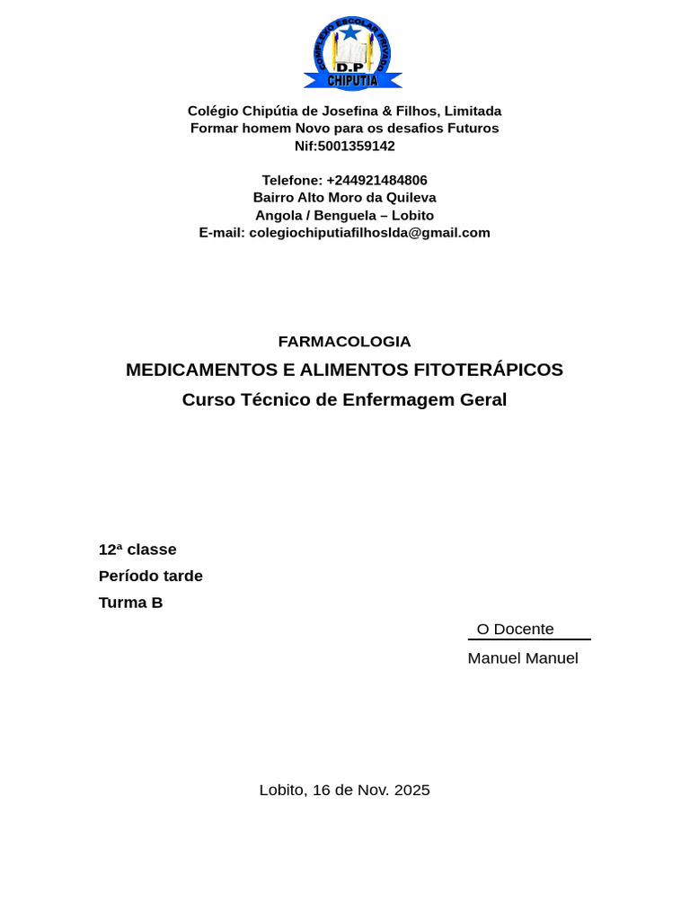 M. fitoterápicos capa | PDF | Plantas medicinais | Plantas