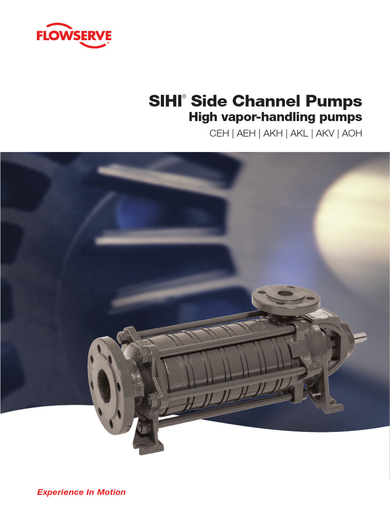 SIHI Side Channel Pumps Overview | PDF | Pump | Liquids