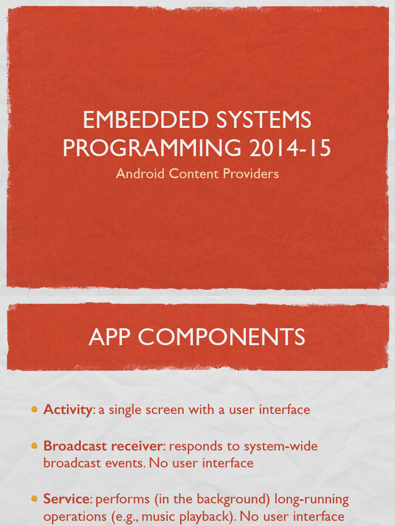 Android Content Providers | PDF | Uniform Resource Identifier | Table ...