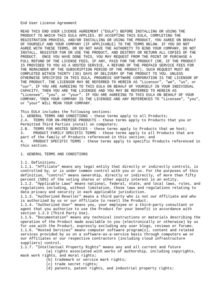 Eula | PDF | Indemnity | License