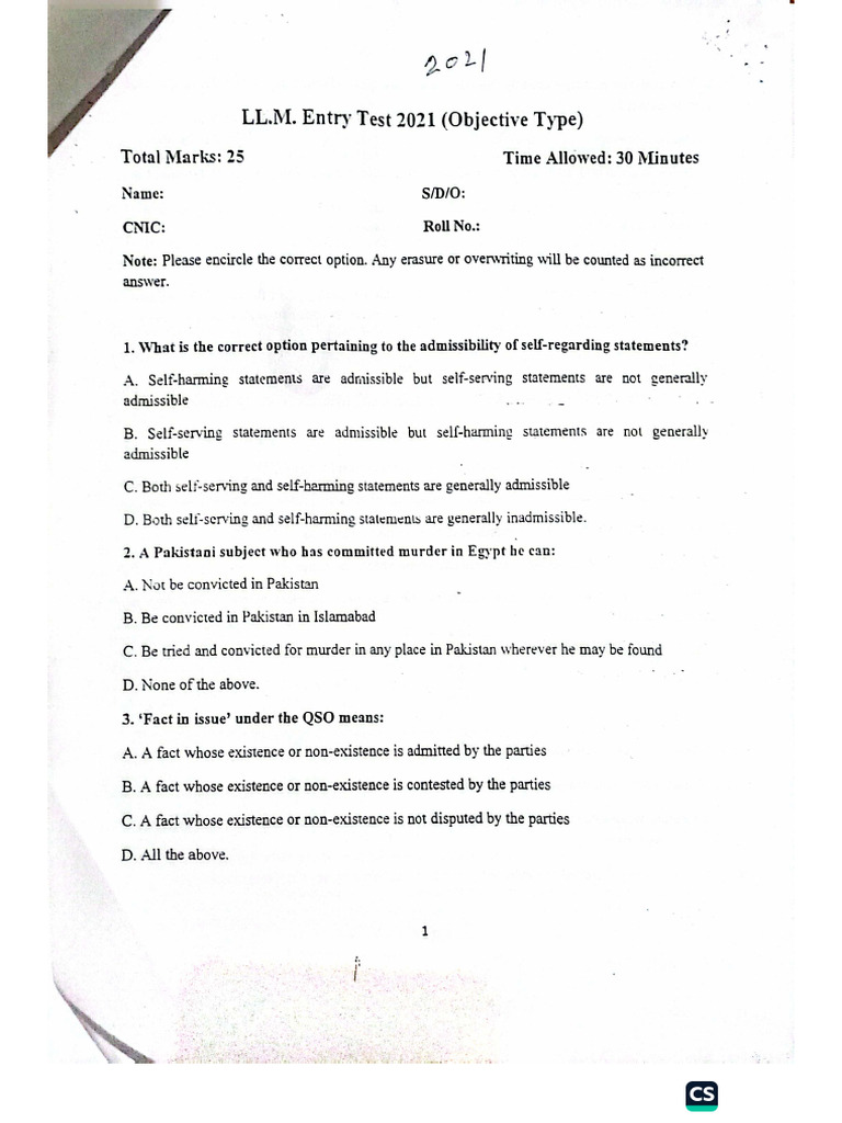 LLM Test | PDF