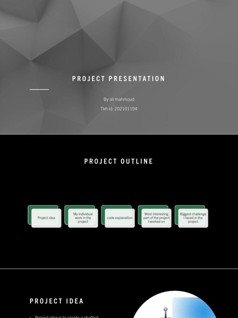 Indvisual Presentation | PDF