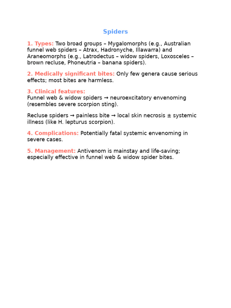 ? Spiders | PDF