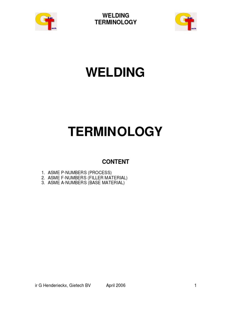 Welding Terminology | PDF | Welding | Construction