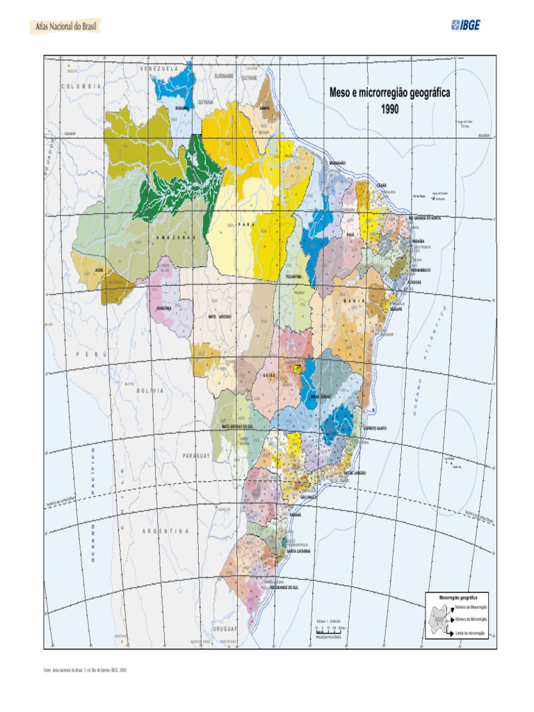 Atlas Nacional Do Brasil 2010 Pagina 55 Meso e Microrregiao Geografica ...