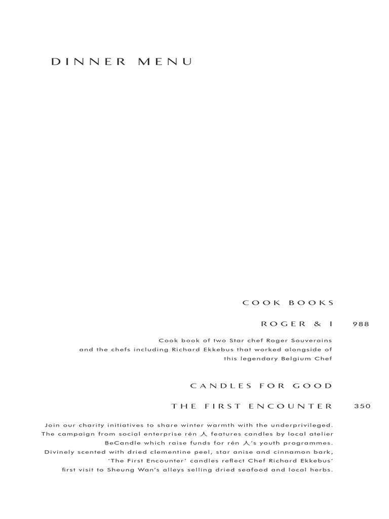 Amber Restaurant: Fine Dining Experience | PDF | Food Ingredients