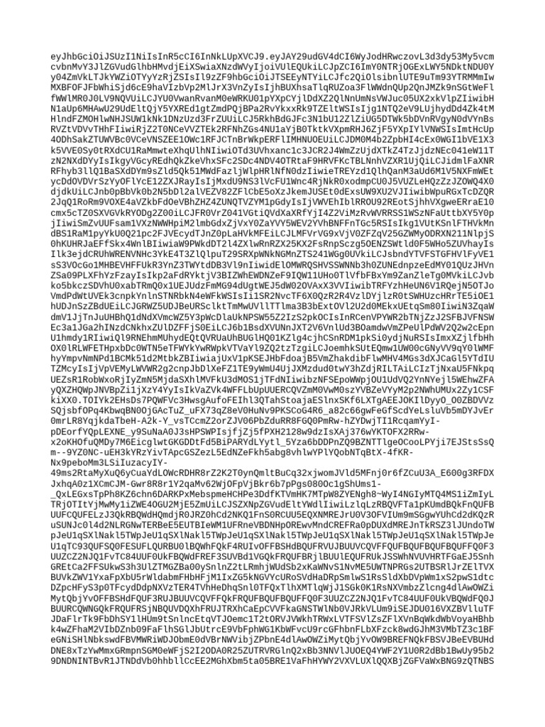 JWT Token Structure and Usage Guide | PDF