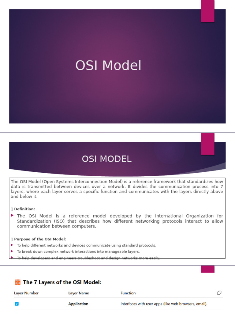 OSI Model | PDF