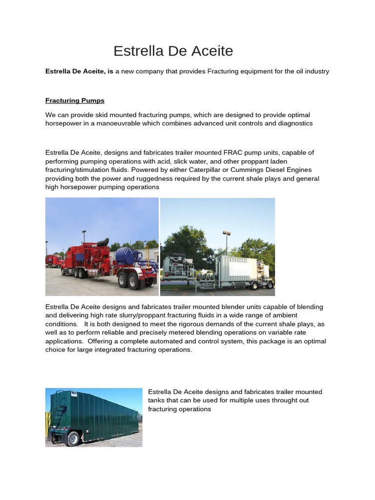 Fracturing Pumps | PDF
