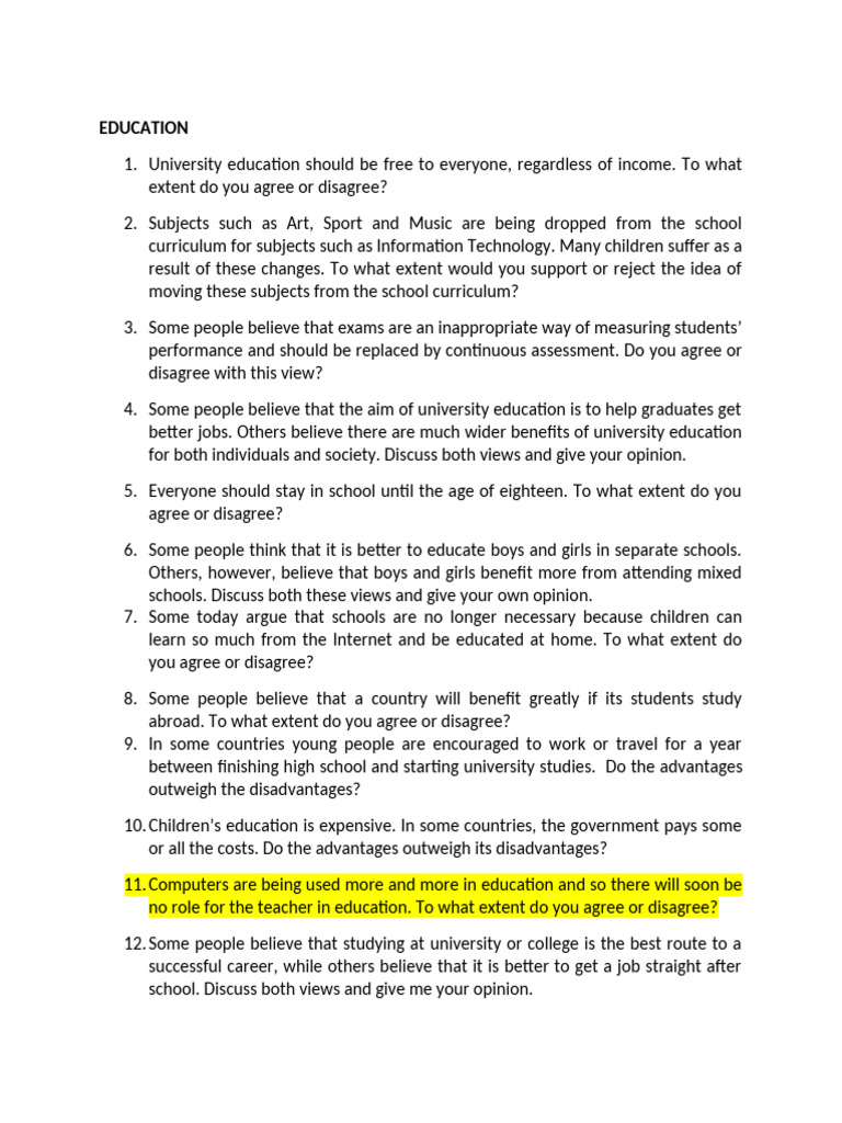 Questions For Essays | PDF | Communication | Crimes