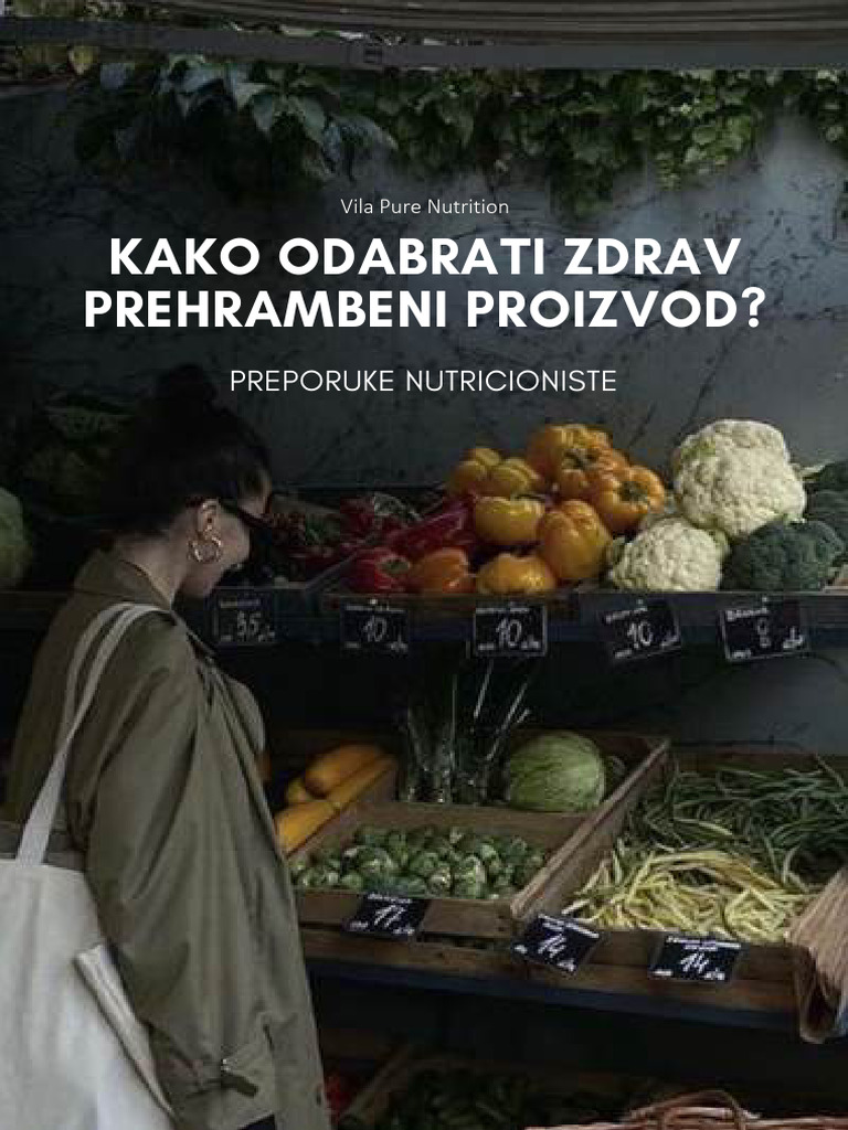 Kako Odabrati Zdrav Prehrambeni Proizvod | PDF