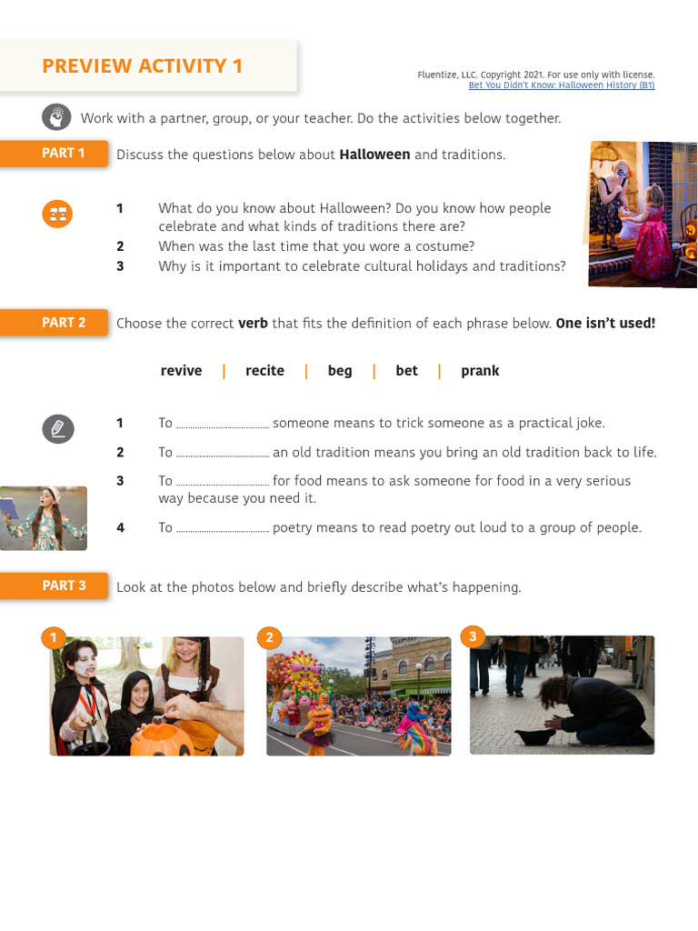 Betyoudidntknowhalloweenhistory Lessonplan | PDF | Halloween | Trick Or ...