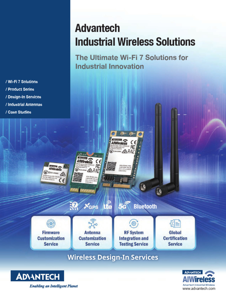 Industrial Wireless Design-In Services | PDF | Lte (Telecommunication ...