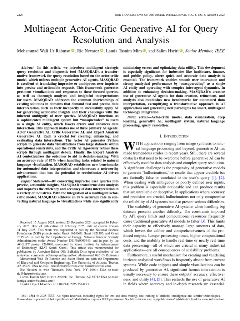 Multiagent AI for Query Resolution | PDF | Artificial Intelligence ...