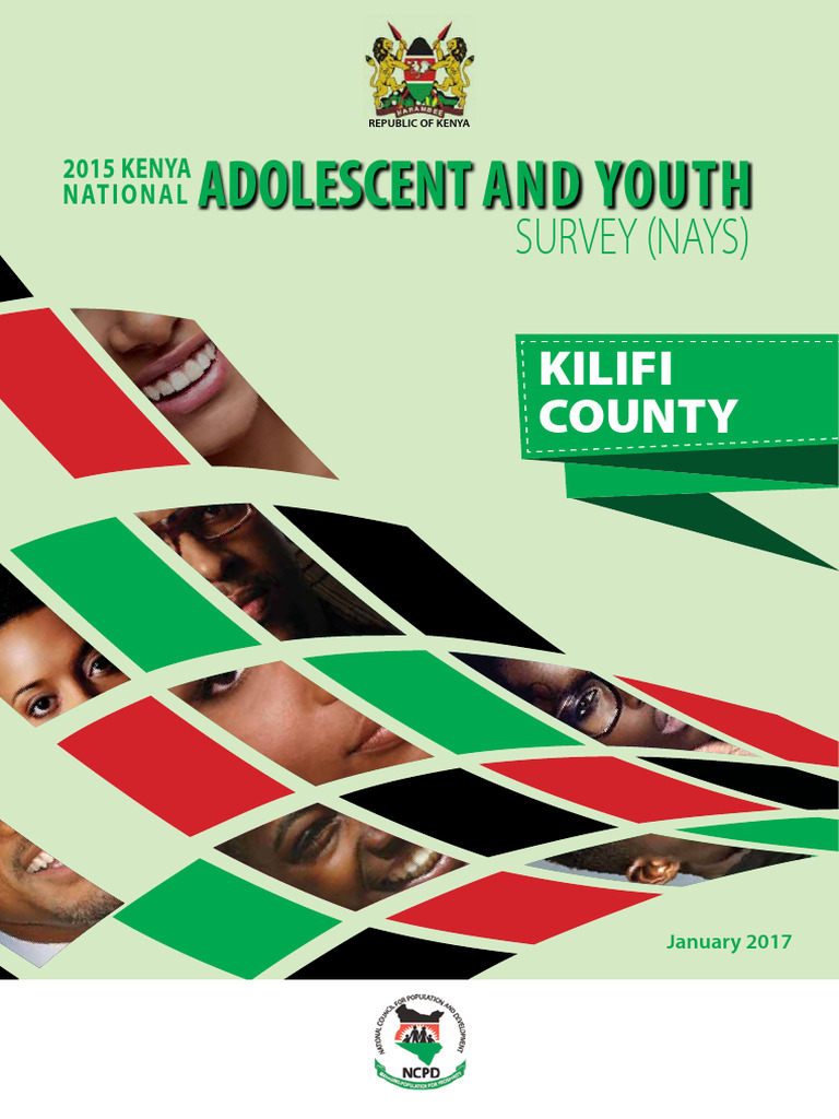 Kilifi County Adolescents and Youth Survey NAYS | PDF | Survey ...