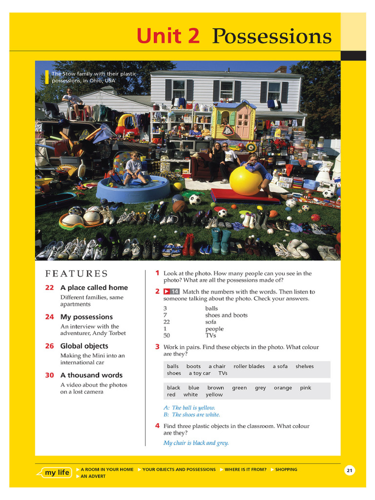 Life Elementary Unit2 Possessions | PDF