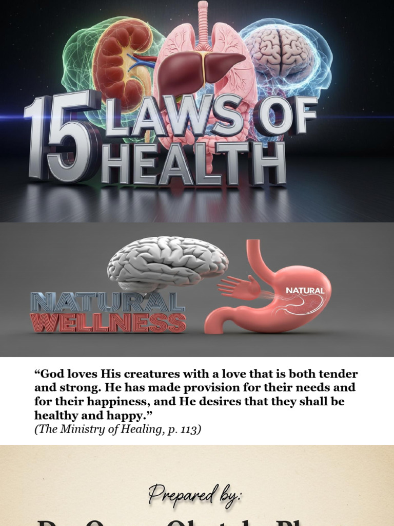 15 Divine Laws of Health Explained | PDF | Breathing