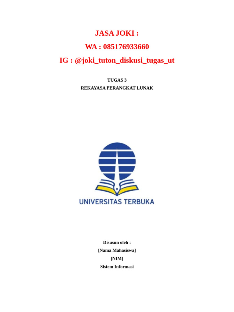 Tugas 3 Rekayasa Perangkat Lunak | PDF