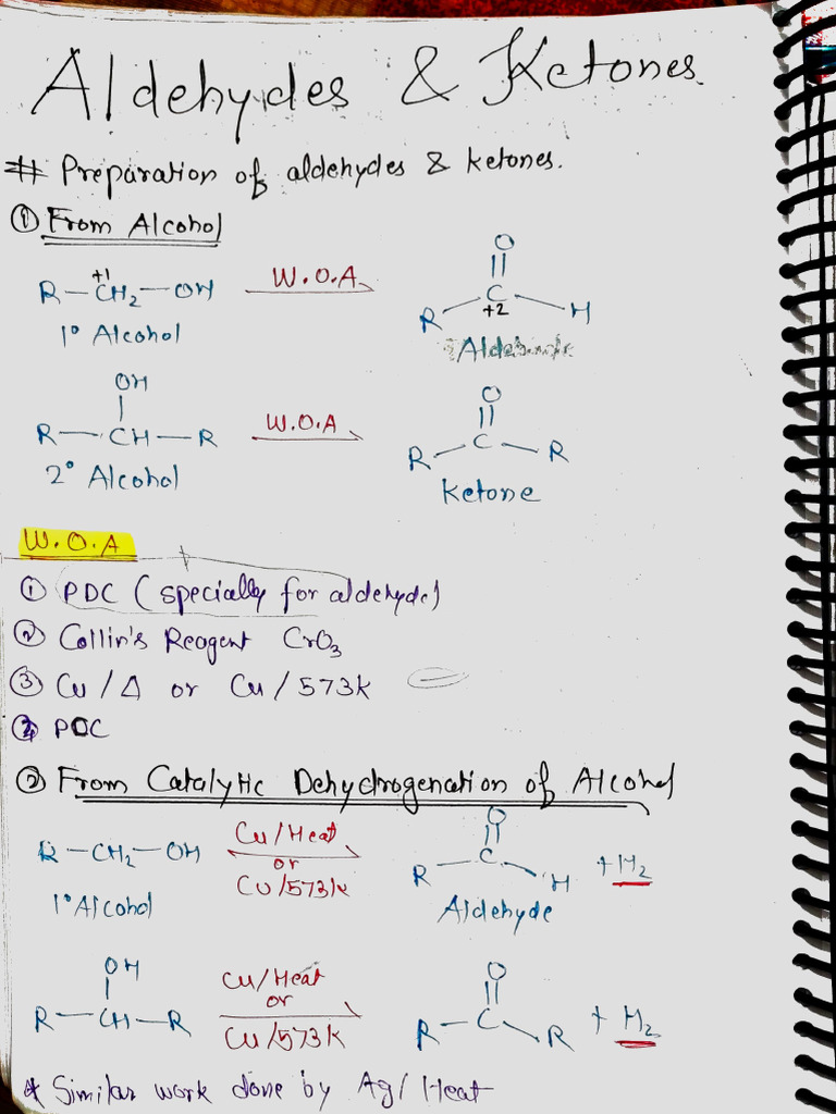 Aldehyde Ketone Carboxylic acid | PDF