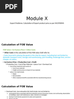 FOB Price Calculation Guide | PDF | Logistics | Service Industries