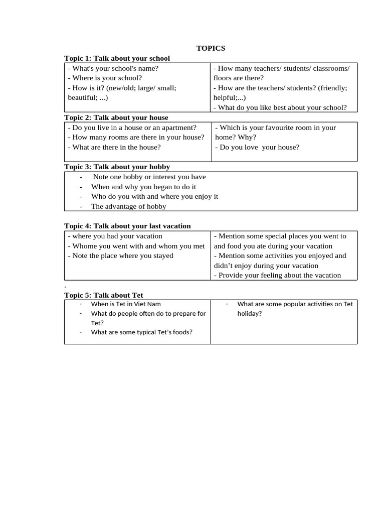 Topics | PDF