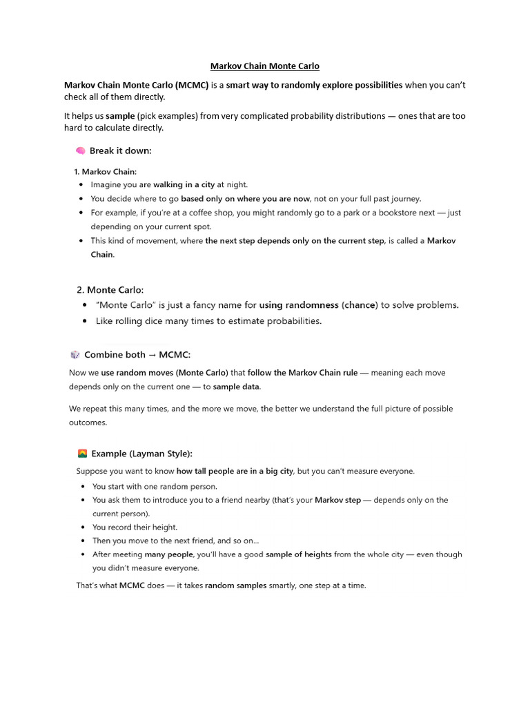 Markov Chain Monte Carlo | PDF