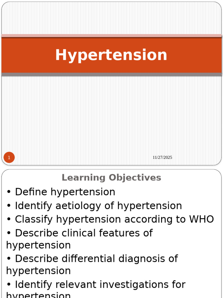 Understanding Hypertension: Causes, Diagnosis, and Treatment | PDF ...