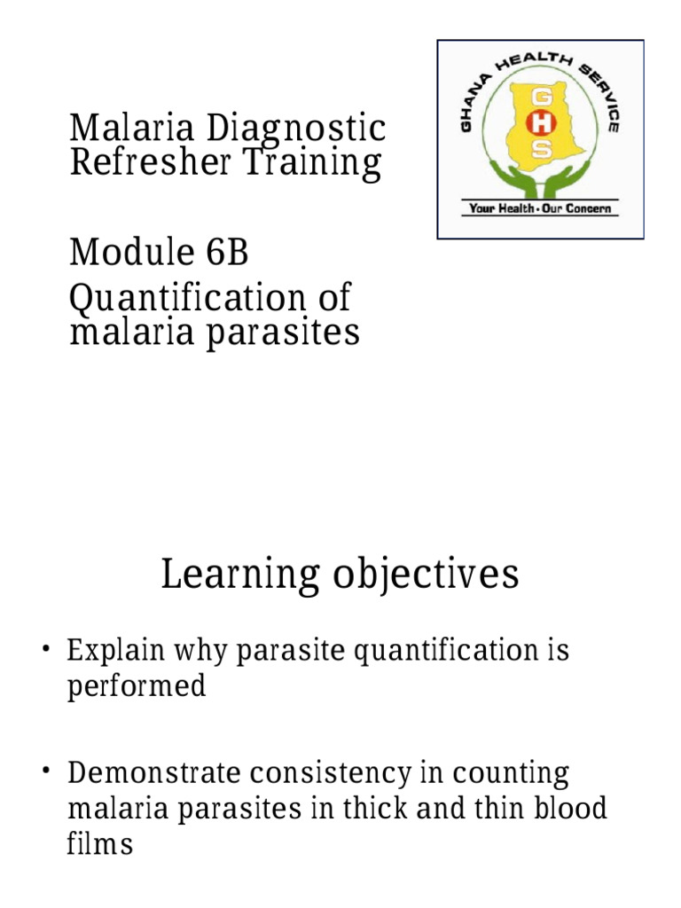 Parasite Counting Techniques | PDF | Malaria | Parasitism