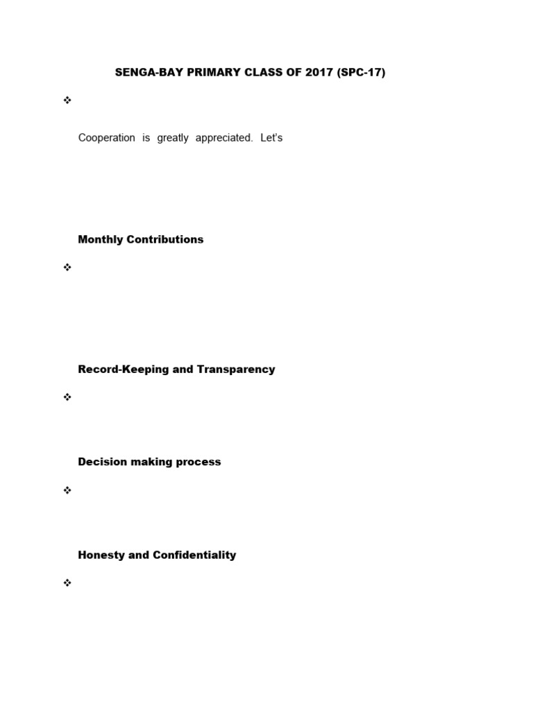 SPC-17 Rules and Regulations | PDF
