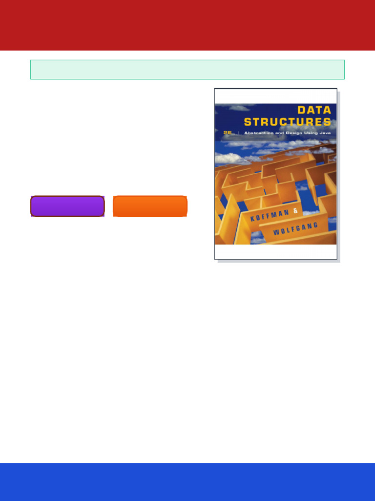 Data Structures Abstraction and Design Using Java 1st edition by Elliot ...
