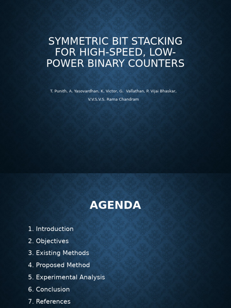 Symmetric Bit Stacking Presentation | PDF | Computer Engineering ...