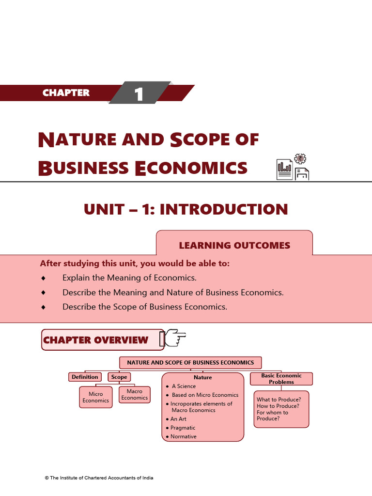 Nature and Scope of Business Economics | PDF | Economics | Microeconomics