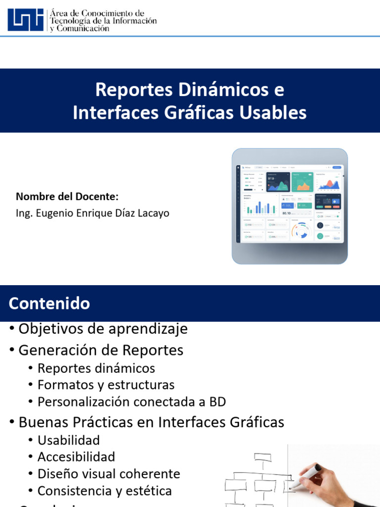 Reportes Dinámicos e Interfaces Gráficas Usables | PDF | Interfaces ...