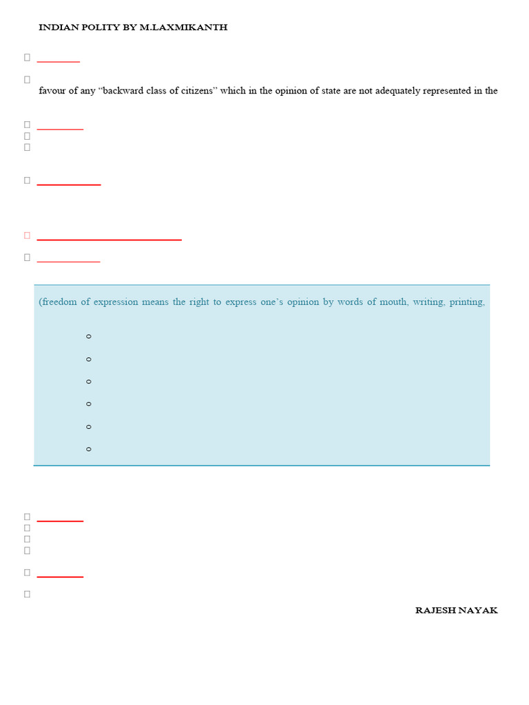 Key Articles of Indian Constitution Explained | PDF | Constitutional ...