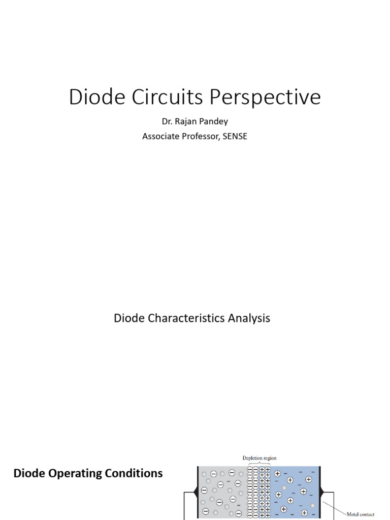 Diode Circuits | PDF | Rectifier | P–N Junction