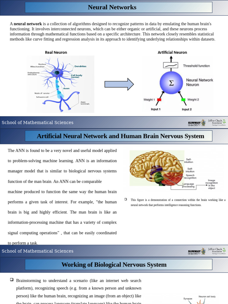 Neural Network: Real Neuron Artificial Neuron | PDF | Deep Learning ...