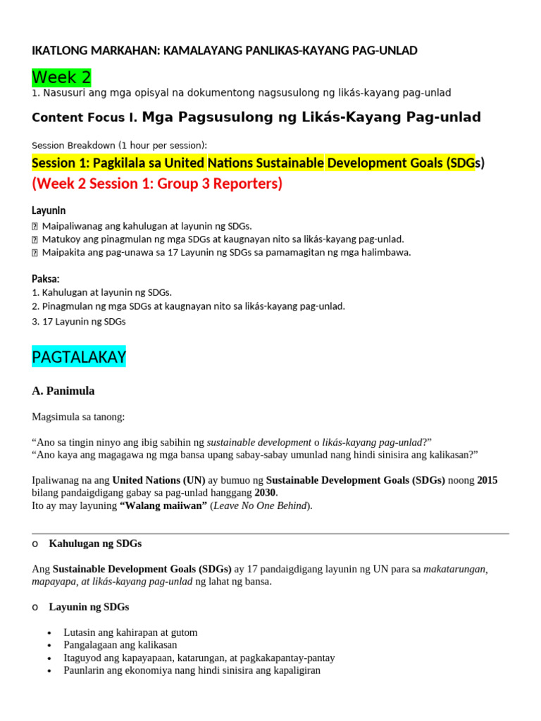 Detailed Lesson Material For PKLP November 2025 Week 2 of 5 Weeks | PDF