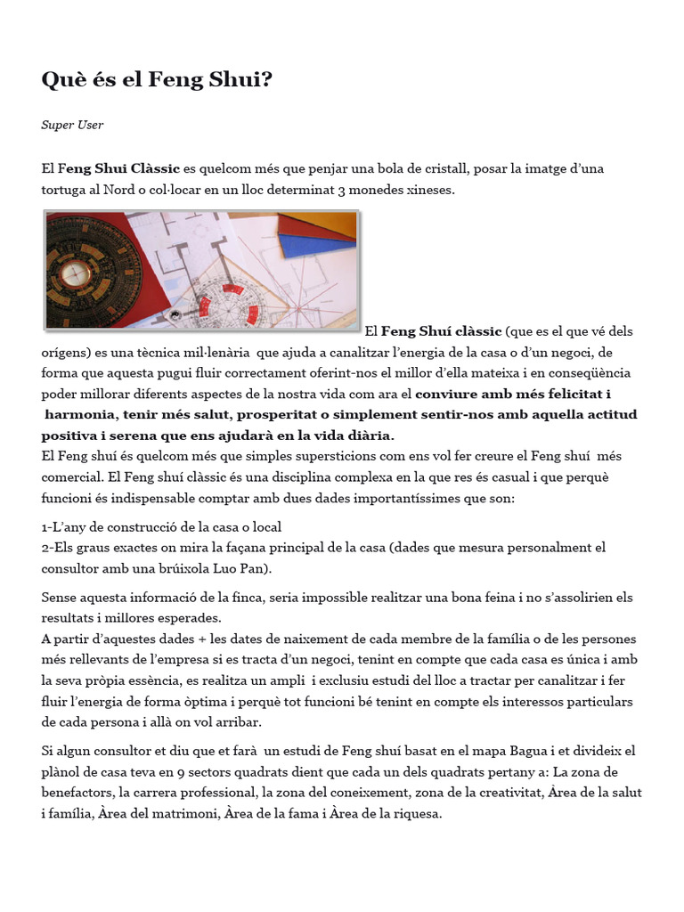 Què És El Feng Shui | PDF