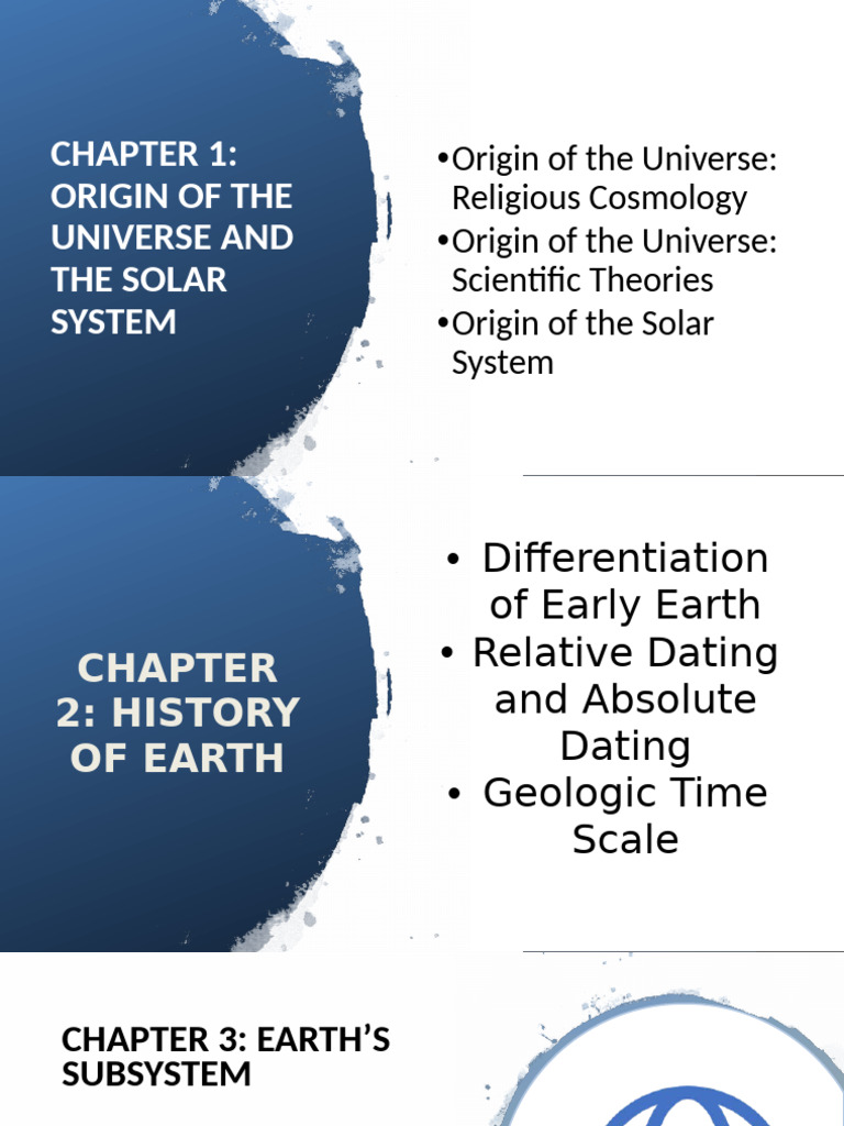 Week 2 Origin of The Universe and The Solar Systems 2 | PDF | Planets ...