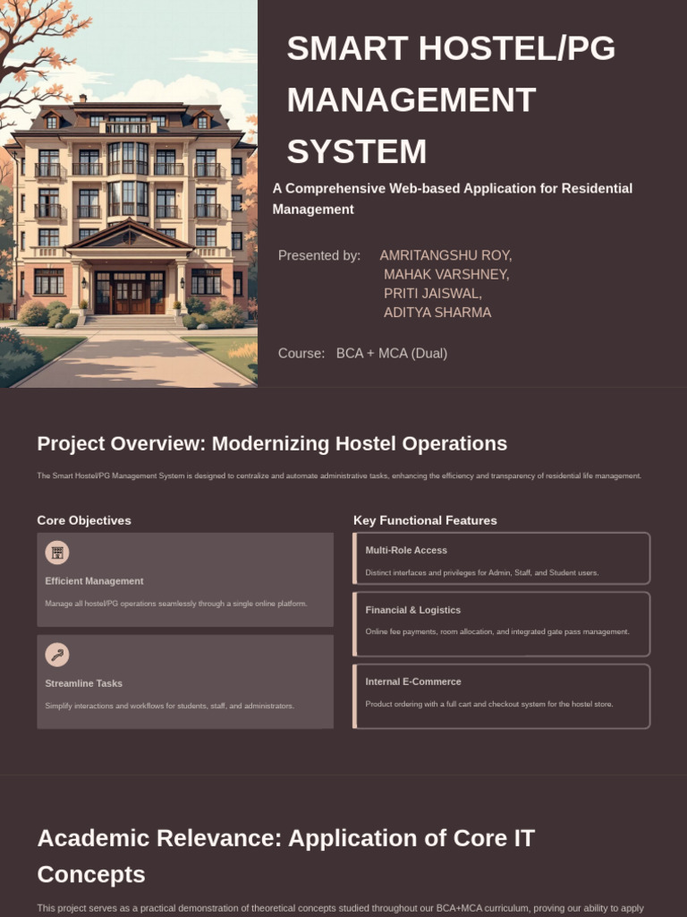 Hostel Management System | PDF | Databases | Point Of Sale