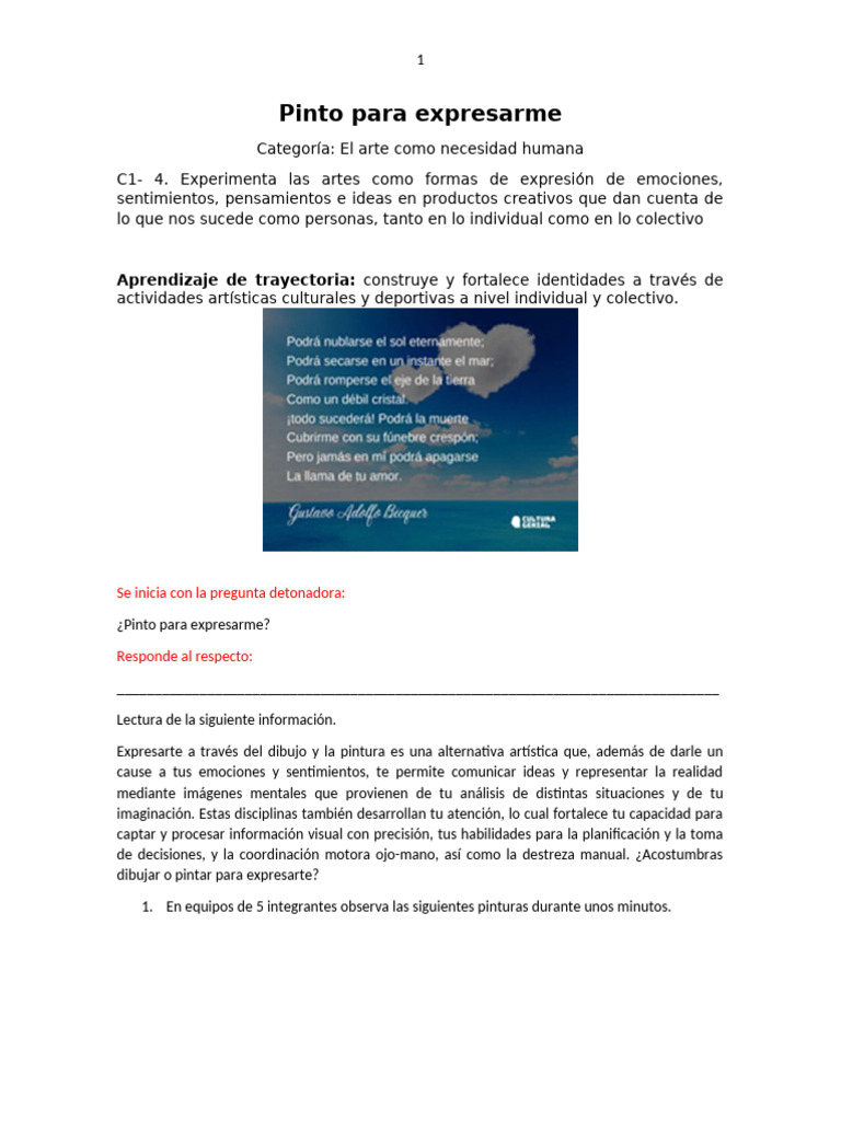 Pinto Para Expresarme | PDF | Dibujo | Las emociones