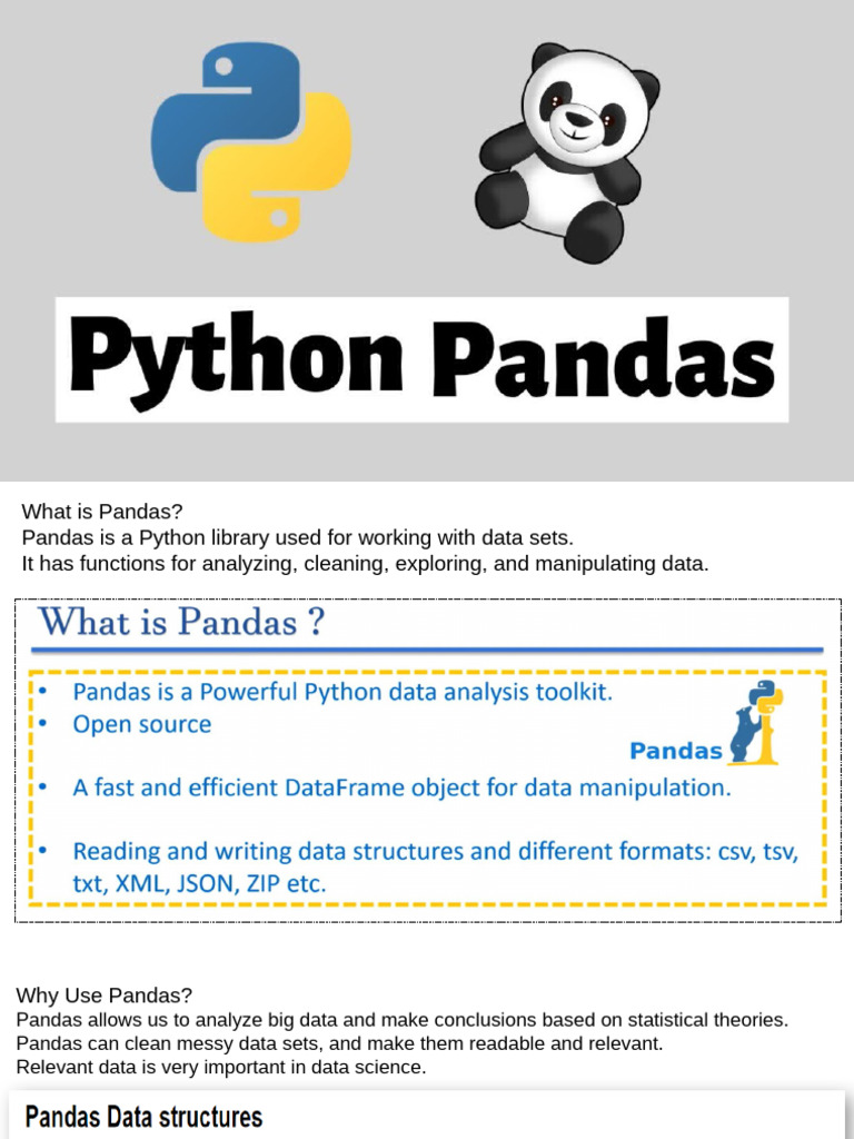 Python Pandas | PDF