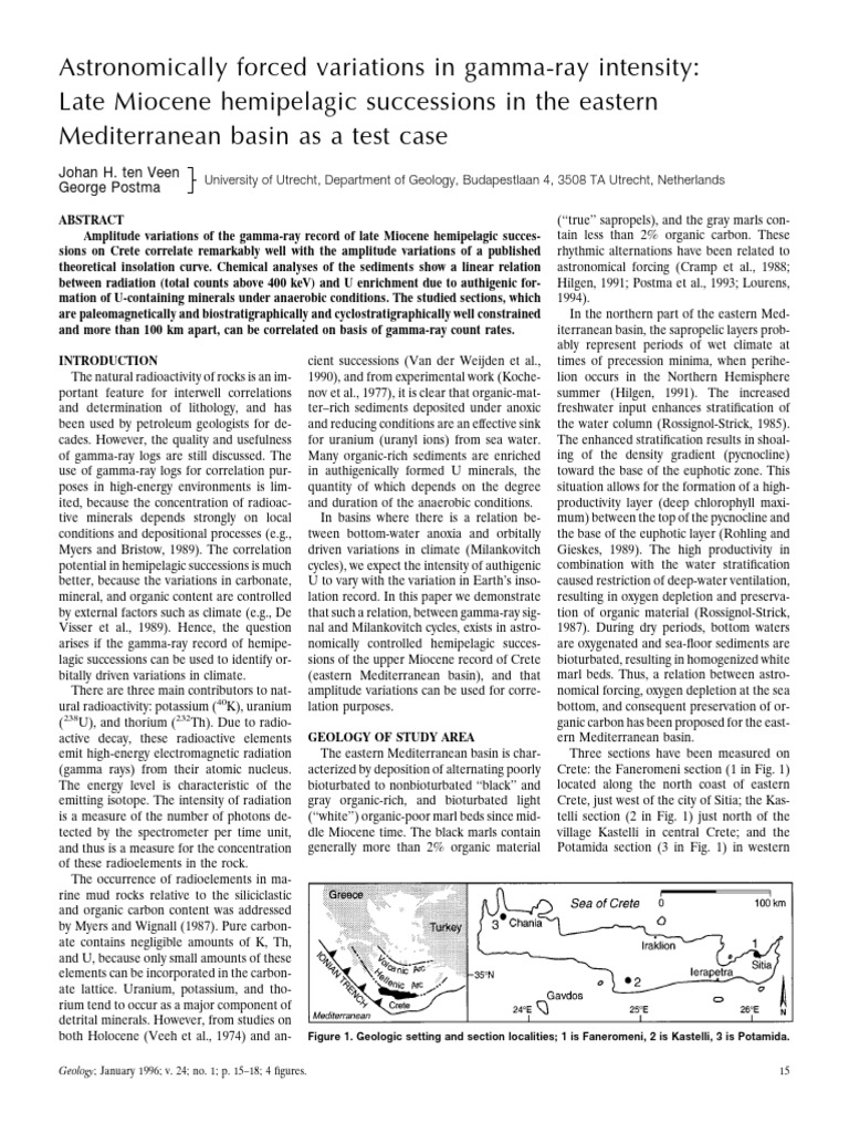 Ten Veen 1996 | PDF | Geology | Earth Sciences