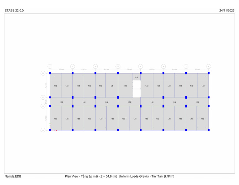 ETABS 22.0.0 24/11/2025: 6,8 (M) 6,8 (M) 6,8 (M) 6,8 (M) 6,8 (M) 6,8 (M ...