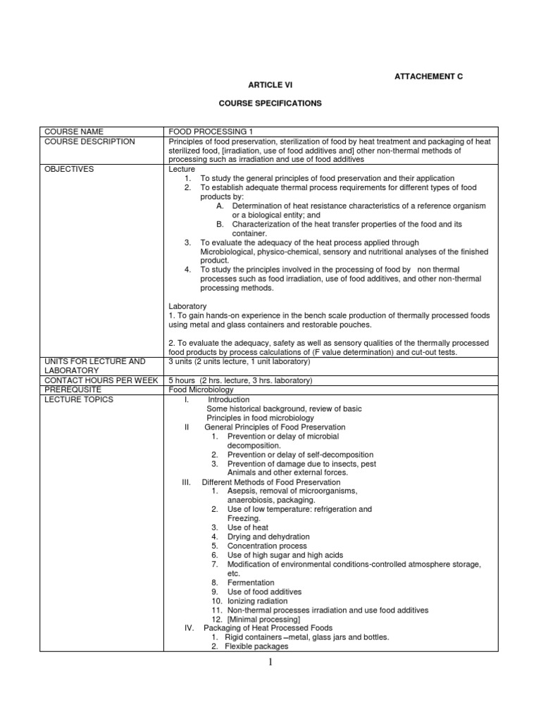 BSFT Course Specification Attachment b2 | PDF