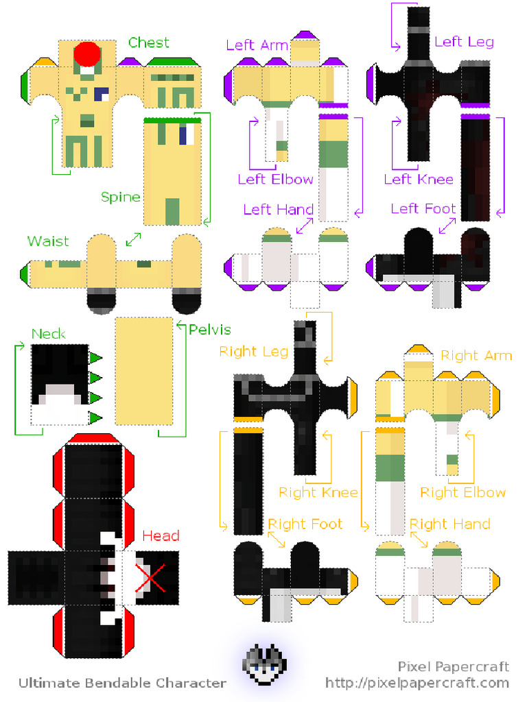 Minecraft Bendable Character | PDF