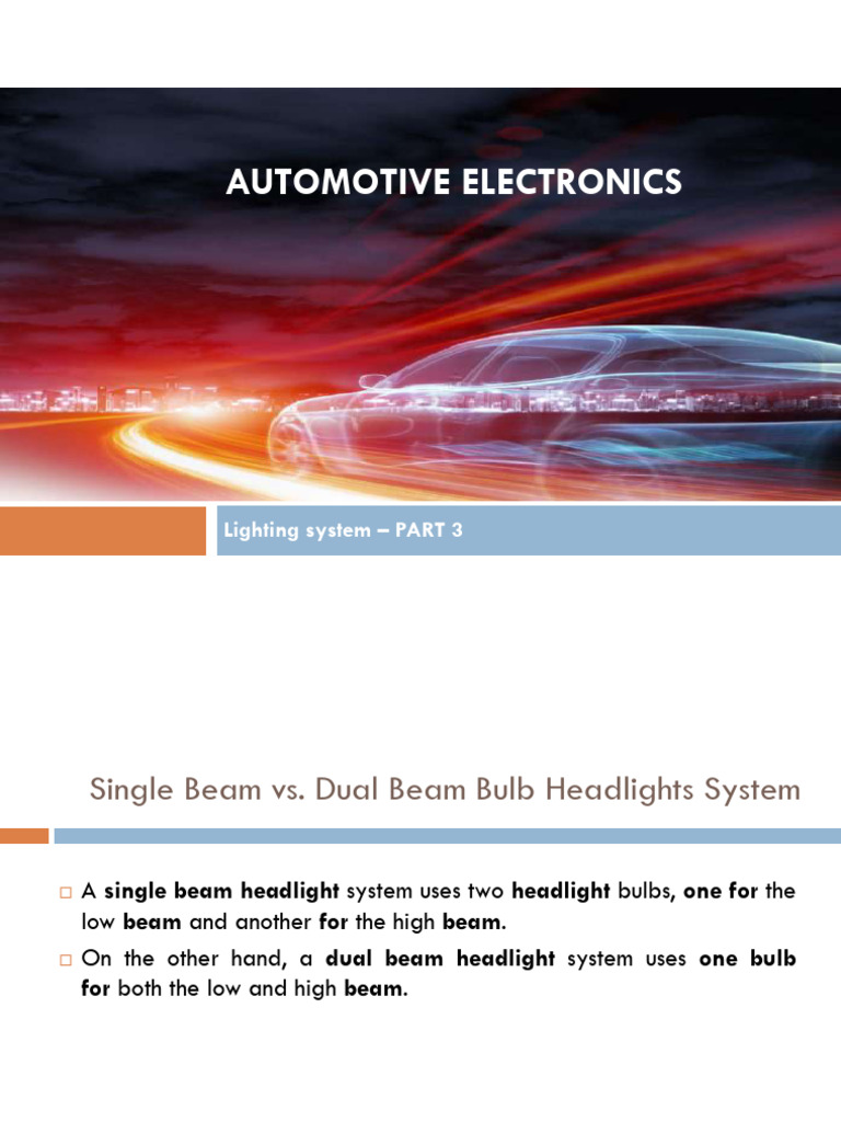 Headlight Systems and Aiming Guide | PDF | Headlamp | Traffic Light