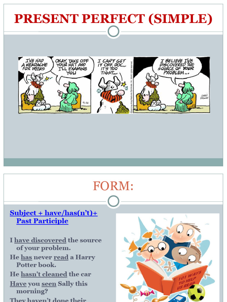 Understanding Present Perfect Tense | PDF | Linguistic Typology | Syntax