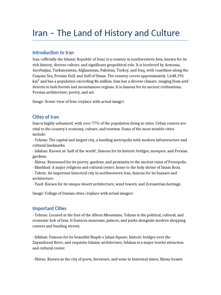 Iran Cities Slides Expanded | PDF
